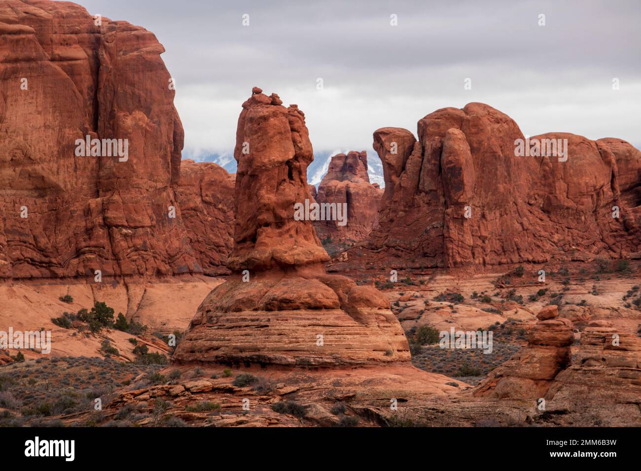 Double Arch is one of thousands of arches inside Arches National Park ...