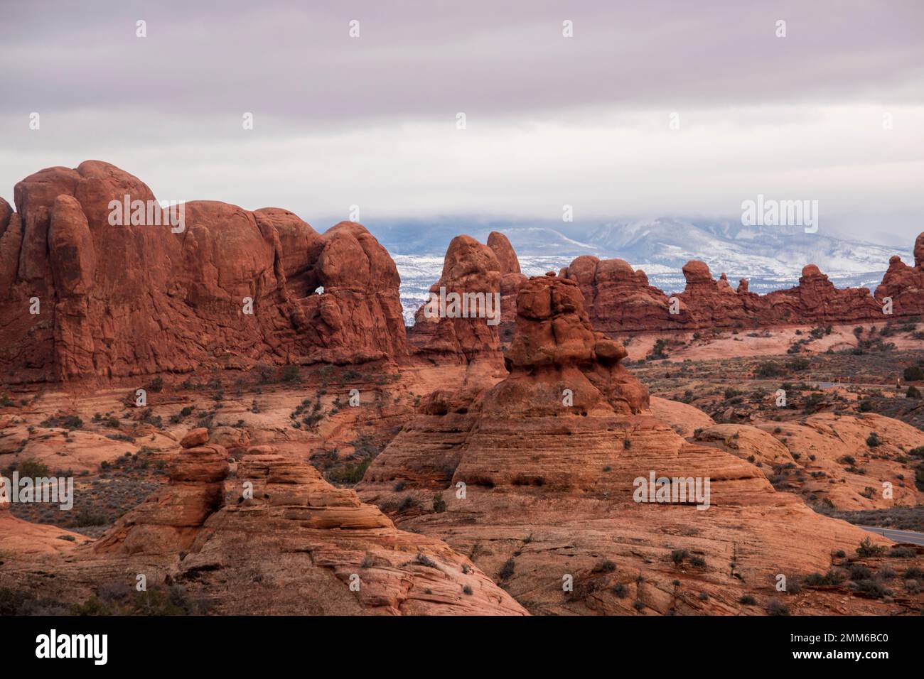 Double Arch is one of thousands of arches inside Arches National Park ...