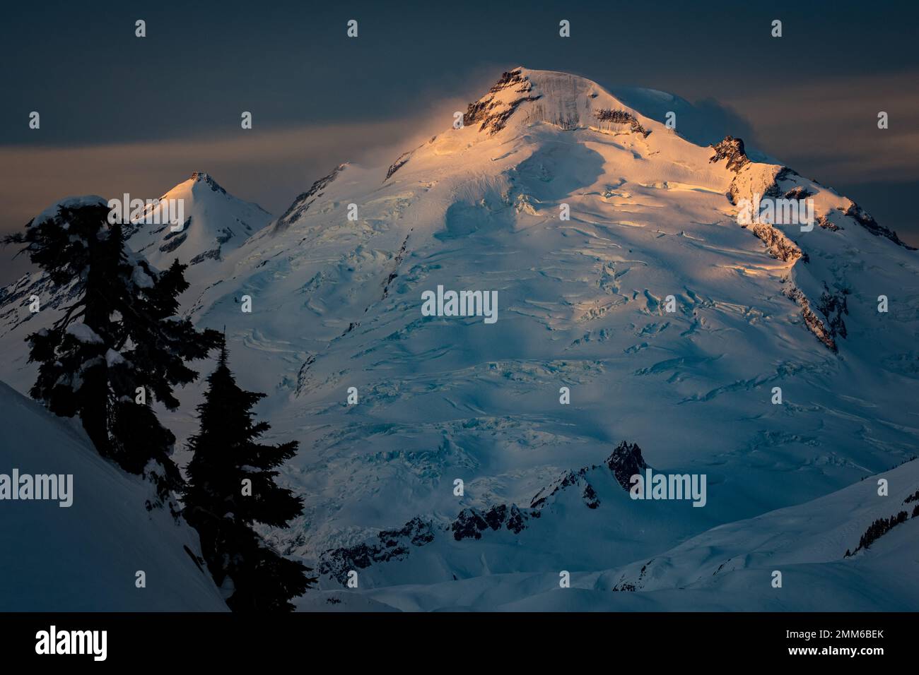 Mount Baker Winter Landscape Photography Stock Photo - Alamy