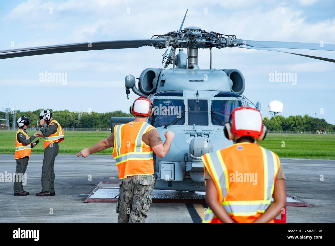 NAVAL STATION MAYPORT, Fla. (Sept. 15, 2022) Sailors respond to an ...