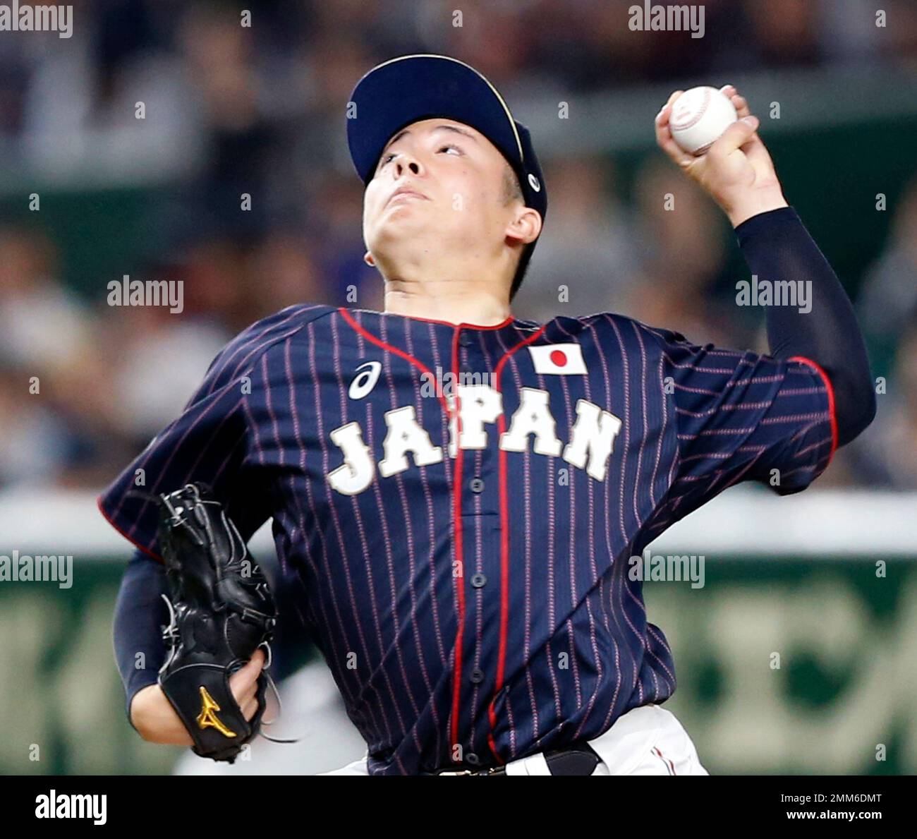 All Japan's closer Yuki Matsui pitches against Major League's team in ...
