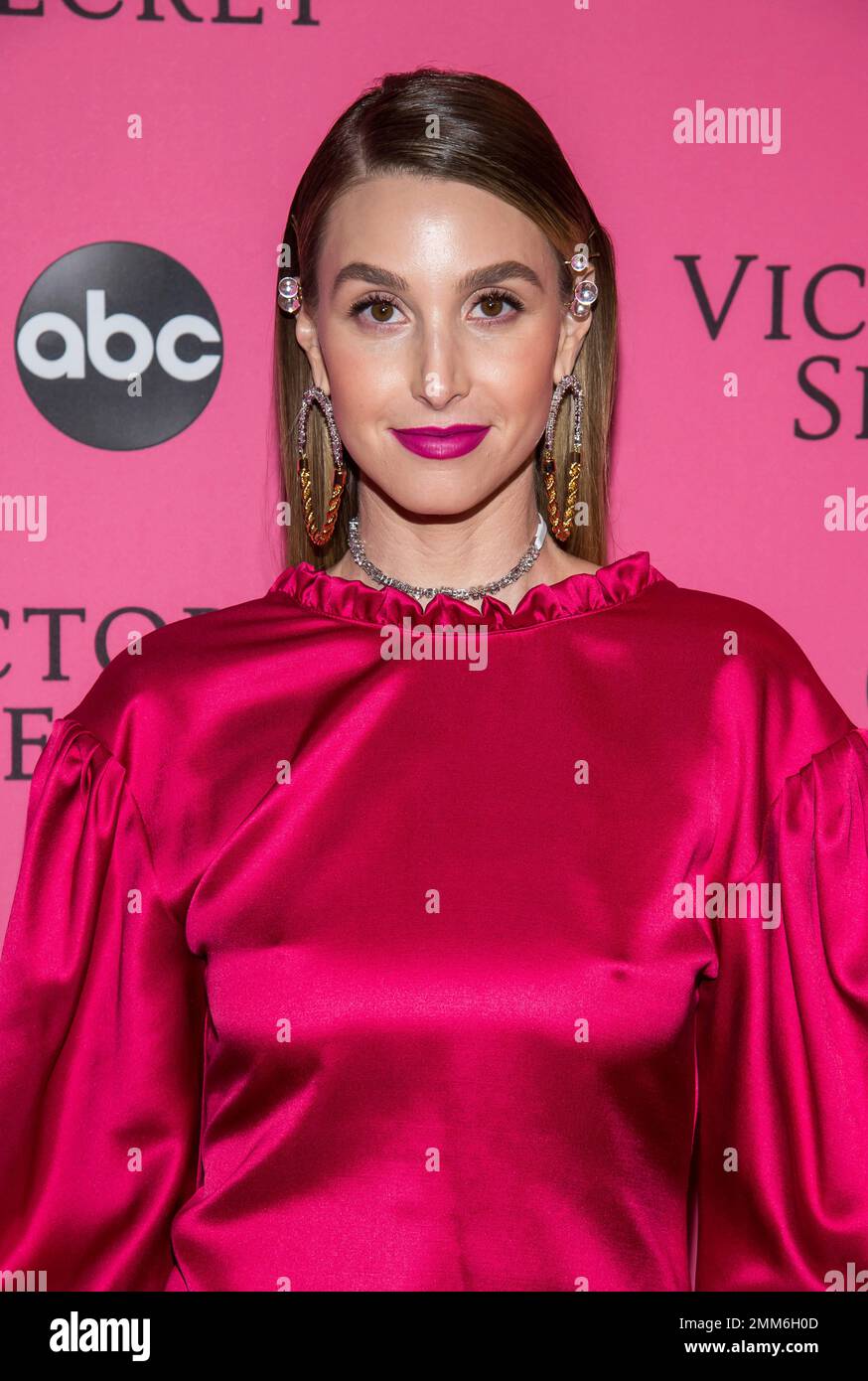 Whitney Port attends the 2018 Victoria's Secret Fashion Show at Pier 94 ...