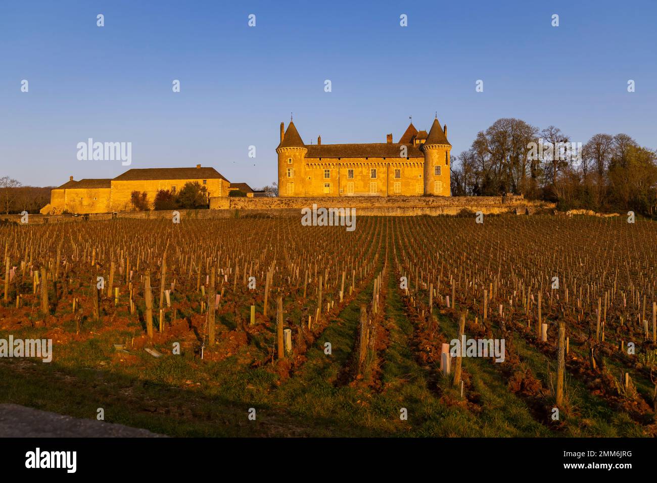 Chateau de Rully castle, Saone-et-Loire departement, Burgundy, France ...