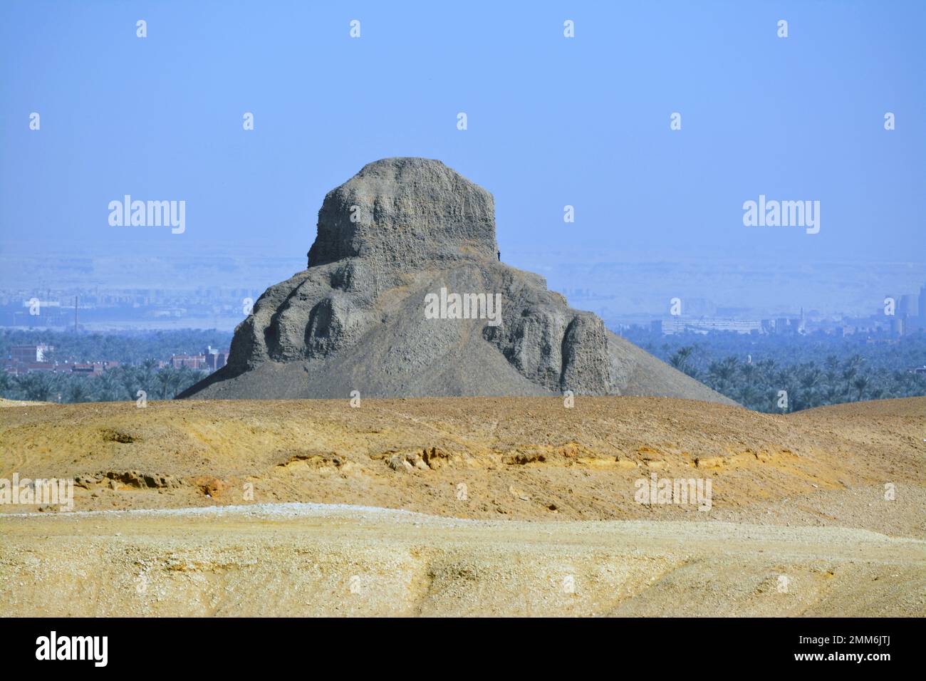 Pyramid of Amenemhat III, The black pyramid built by Amenemhat the 3rd ...