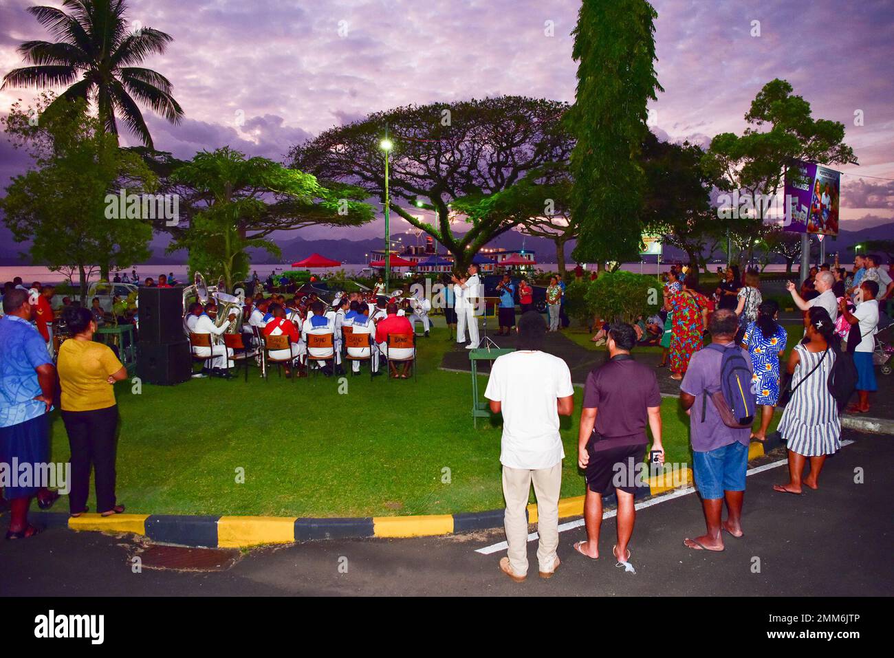 SUVA, Fiji (Sept. 15, 2022) Musicians, assigned to U.S. Pacific Fleet ...