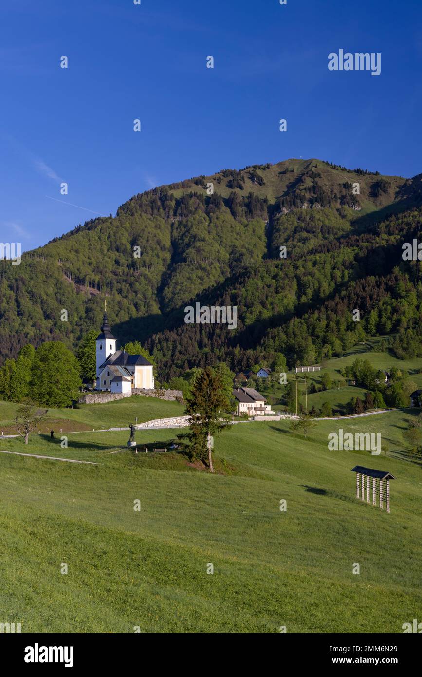 Church of St. Nikolaja in Sorica, Slovenia Stock Photo - Alamy