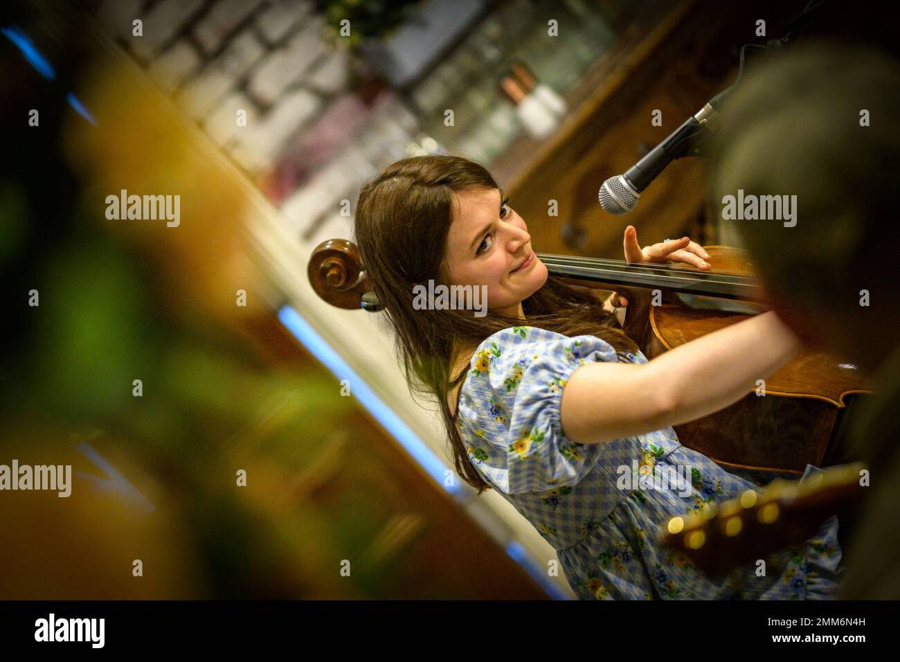 Sun 29 January 2023. Edinburgh, Scotland. Singer Siobhan Wilson ...