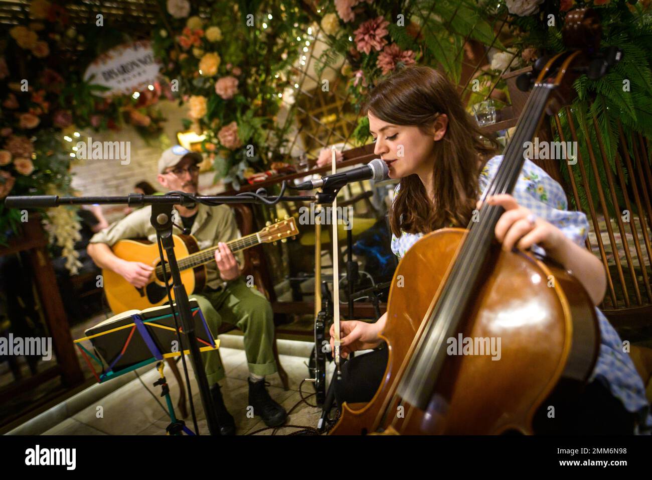 Sun 29 January 2023. Edinburgh, Scotland. Singer Siobhan Wilson ...