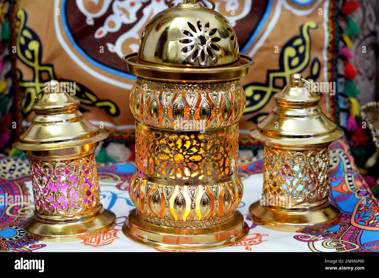 Ramadan Lantern lamp or Fanous Ramadan as a festive celebration of the ...