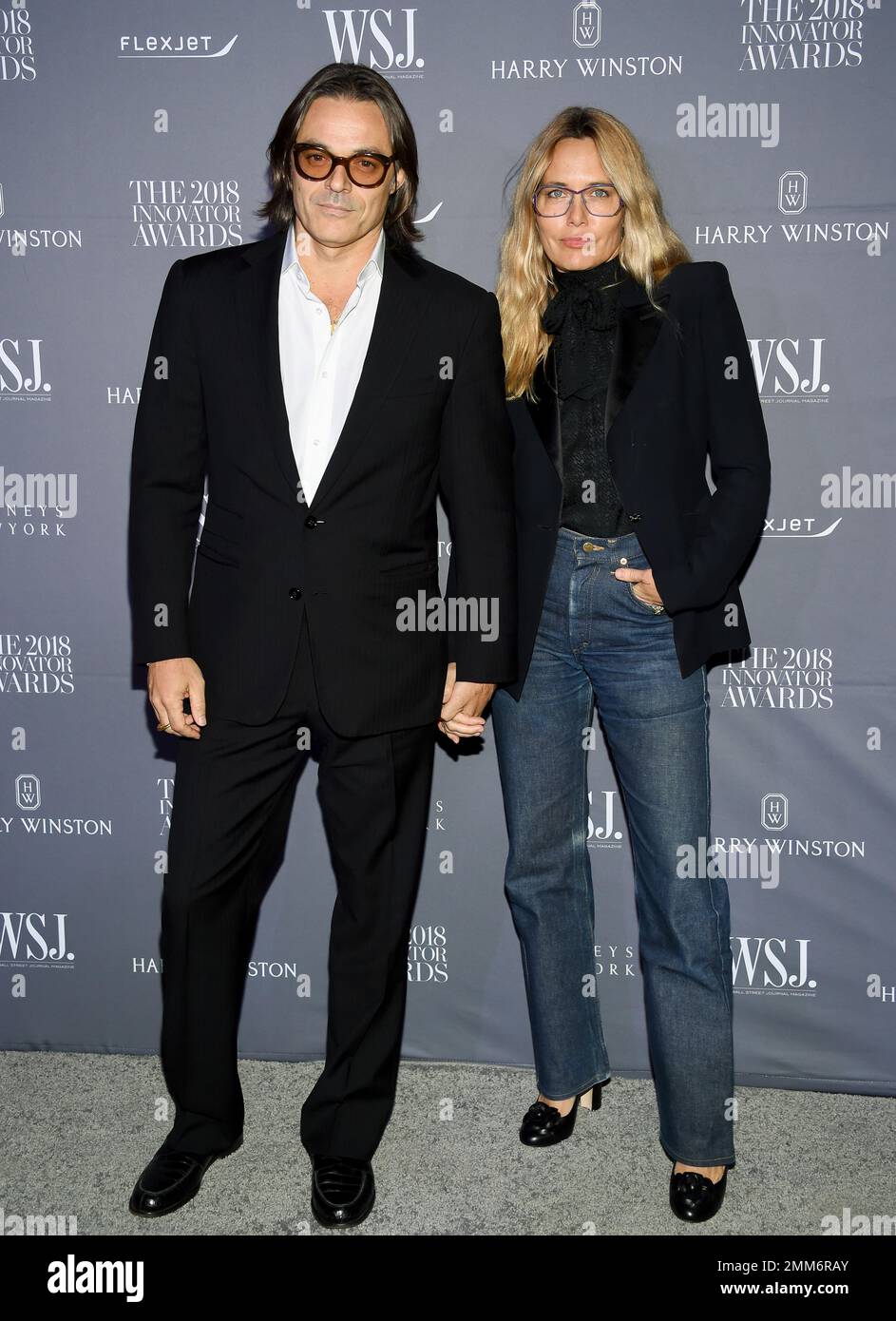 Mario Sorrenti and Mary Sorrenti attend the WSJ Magazine 2018 Innovator ...
