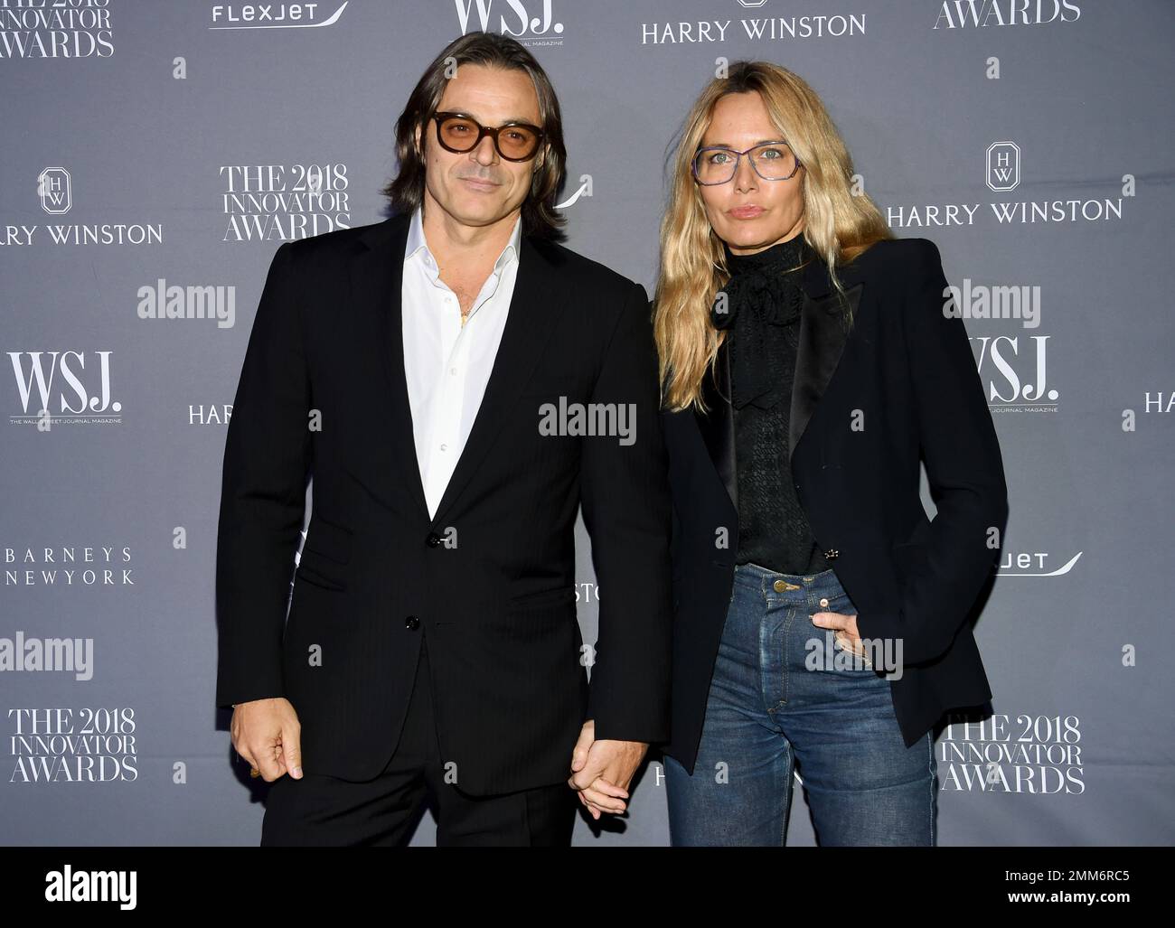 Mario Sorrenti and Mary Sorrenti attend the WSJ Magazine 2018 Innovator ...