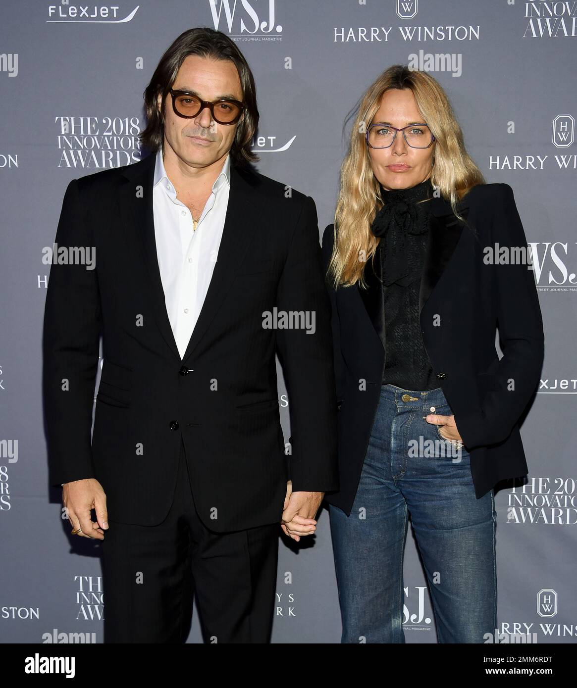 Mario Sorrenti and Mary Sorrenti attend the WSJ Magazine 2018 Innovator ...