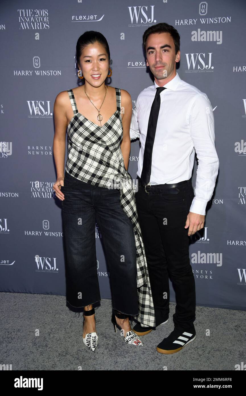 Laura Kim and Fernando Garcia attend the WSJ Magazine 2018 Innovator ...