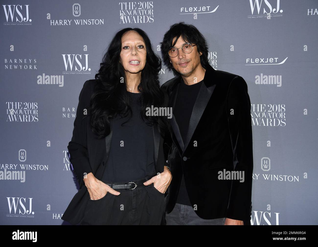 Fashion photographers Inez Van Lamsweerde, left, and Vinoodh Matadin ...
