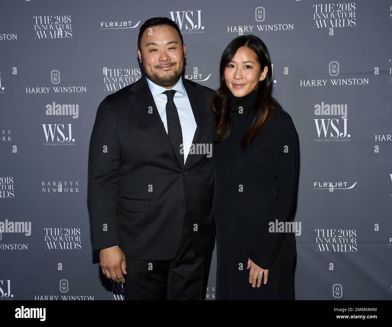 Chef David Chang and wife Grace Chang attend the WSJ Magazine 2018 ...