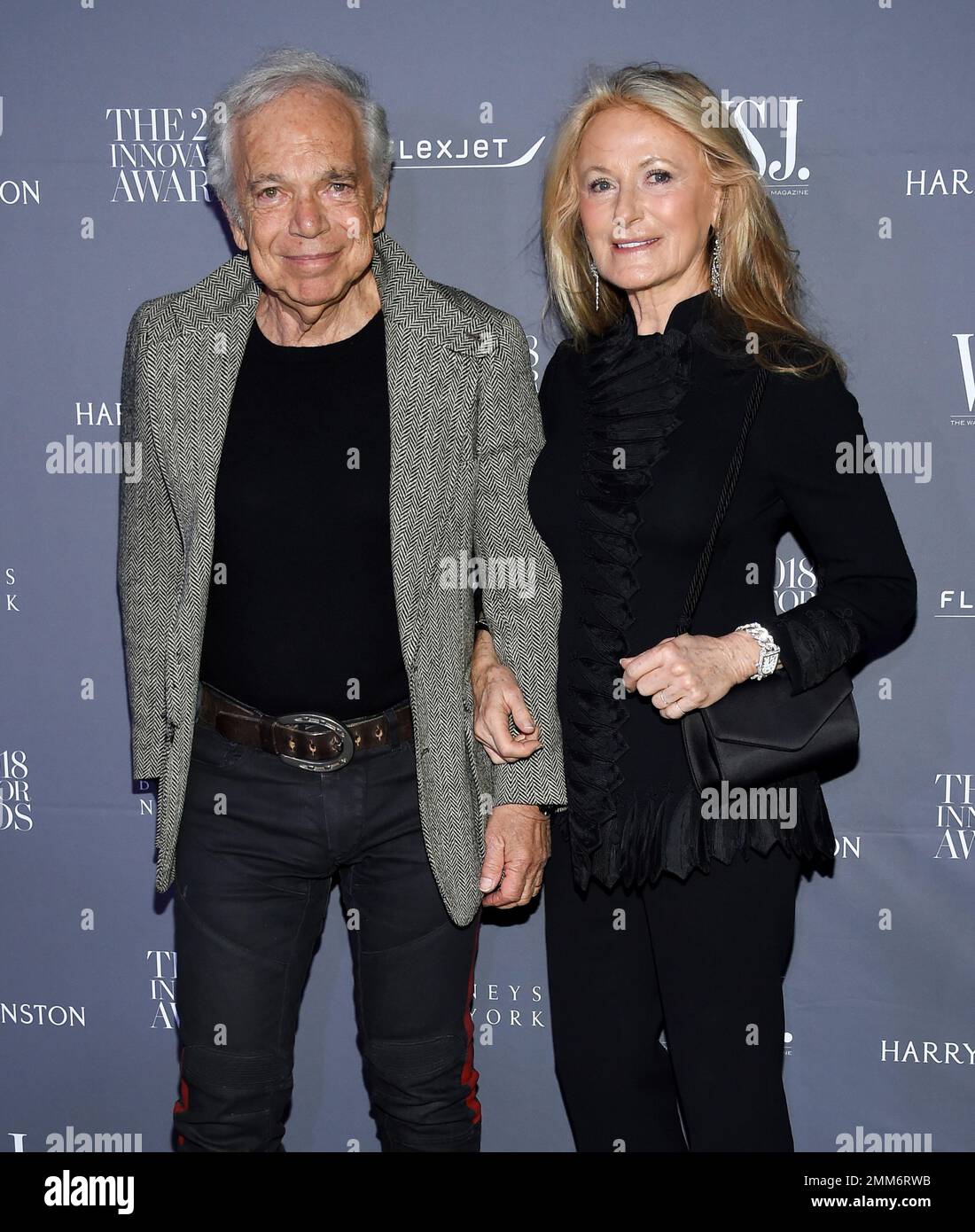 Honoree Ralph Lauren and wife Ricky attend the WSJ Magazine 2018 ...