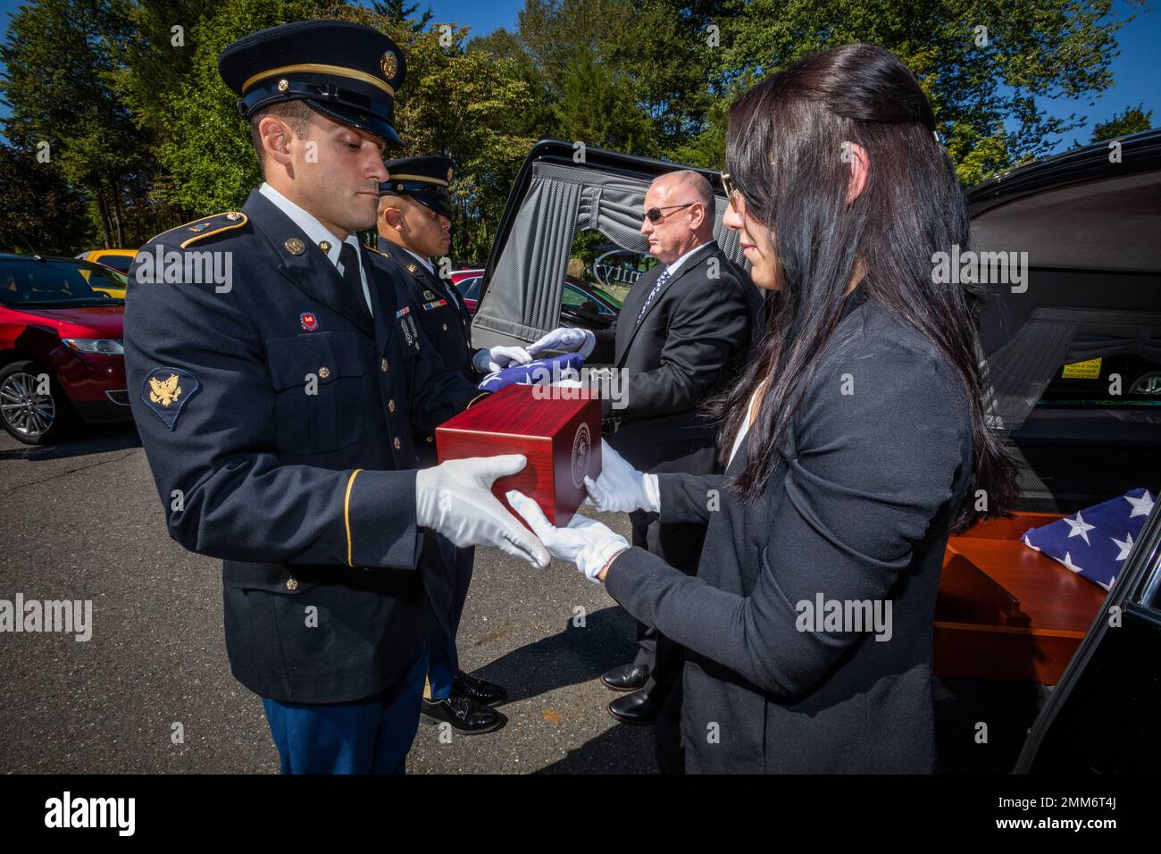 U.S. Army Spc. William J. Doyle, left, 104th Brigade Engineer Battalion ...