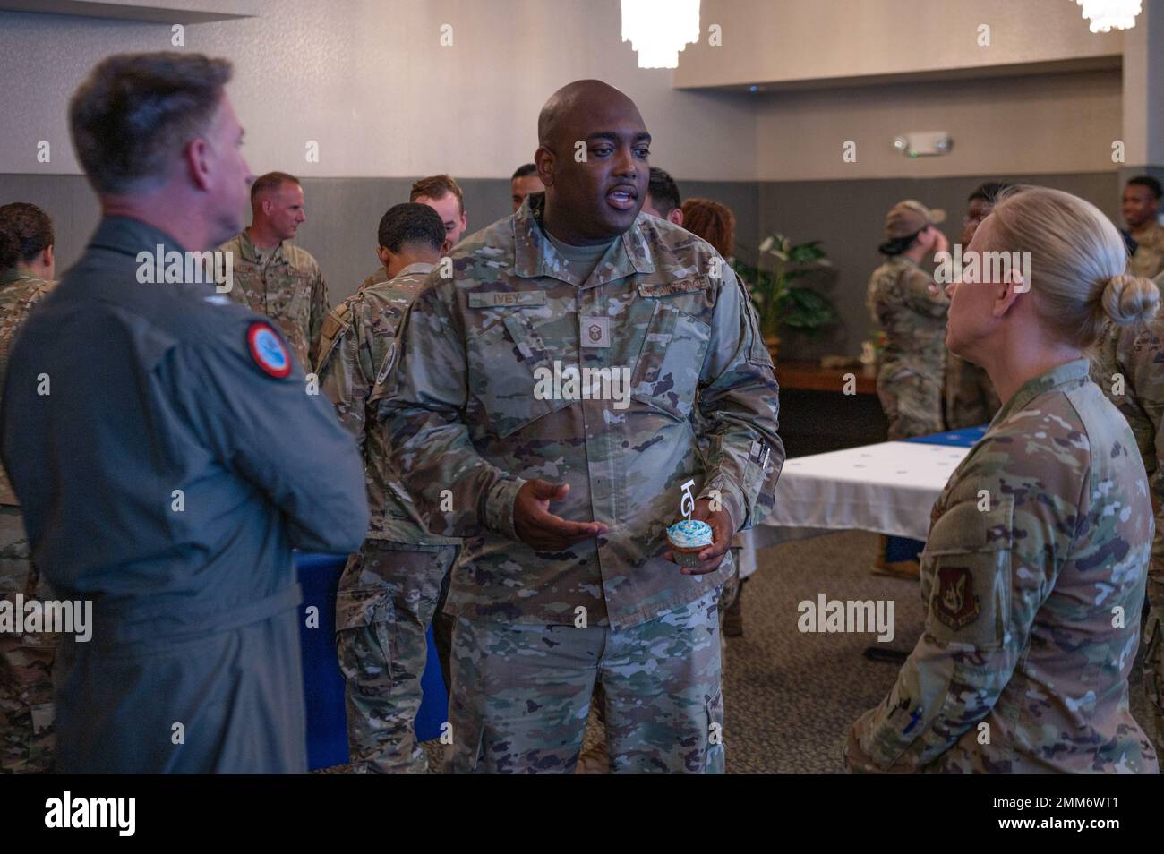 U.S. Air Force MSgt Dwayne Ivey, 56 Air Communications Squadron first ...