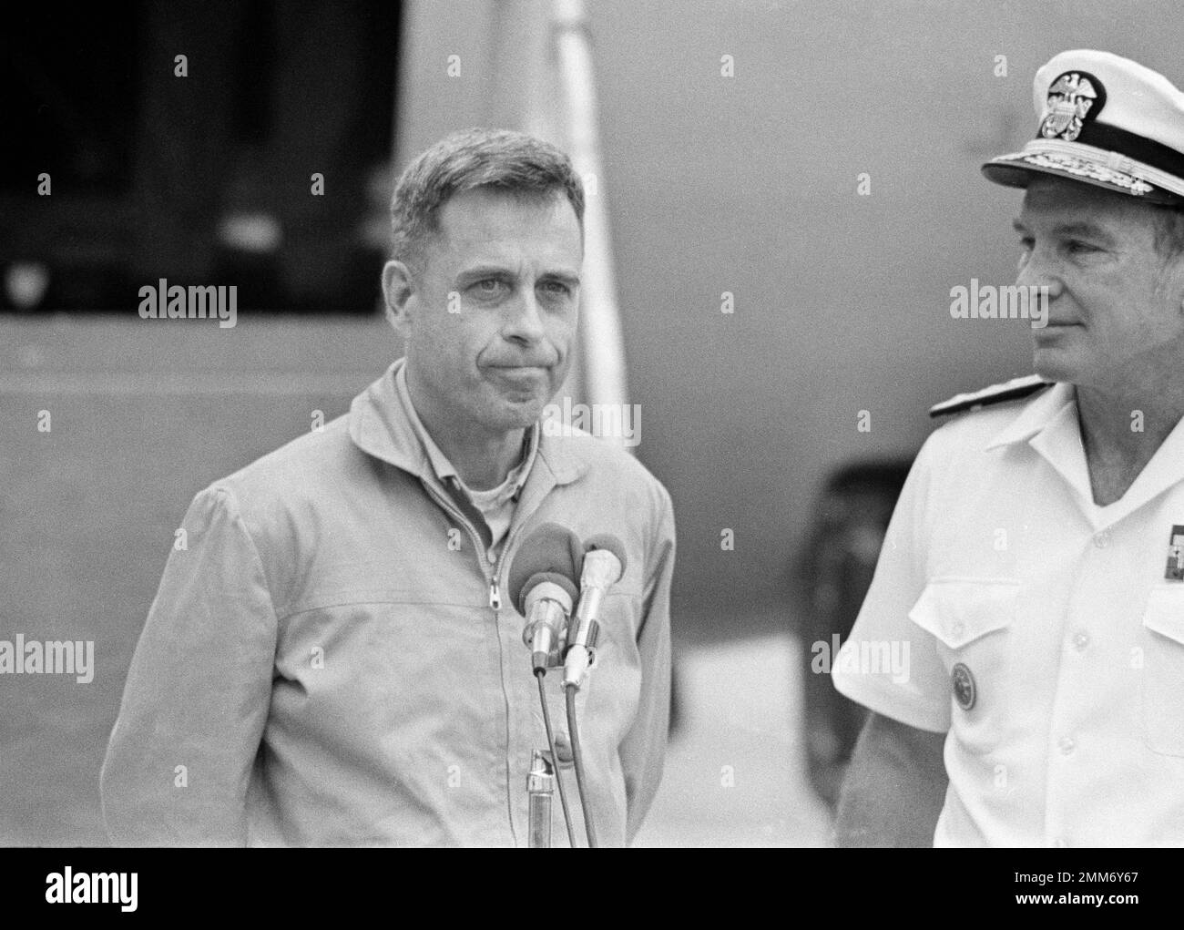 U.S. Navy Captain Jeremiah Denton Jr., first man off the plane from ...