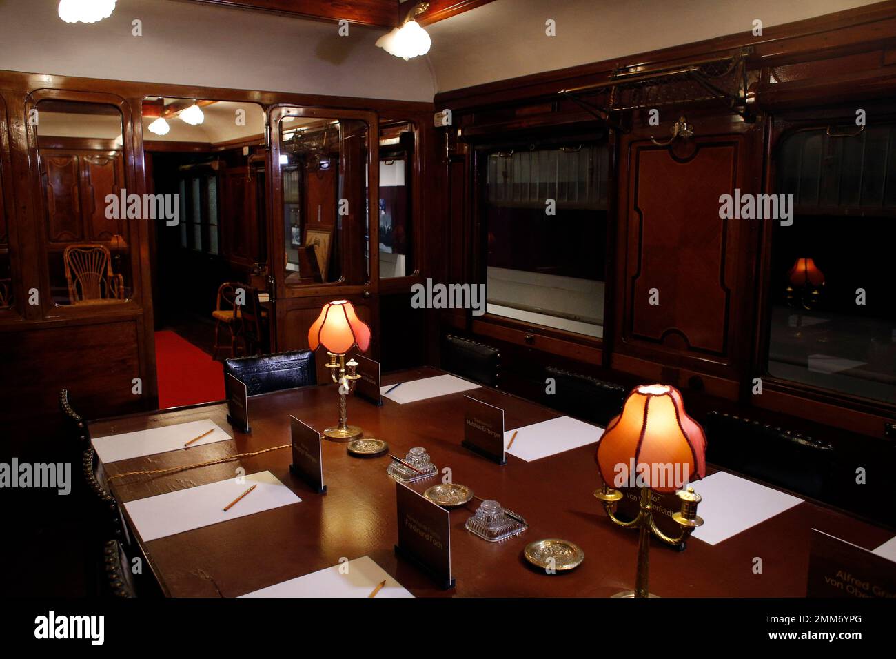 This Oct. 19, 2018 photo shows the interior of the train carriage in ...