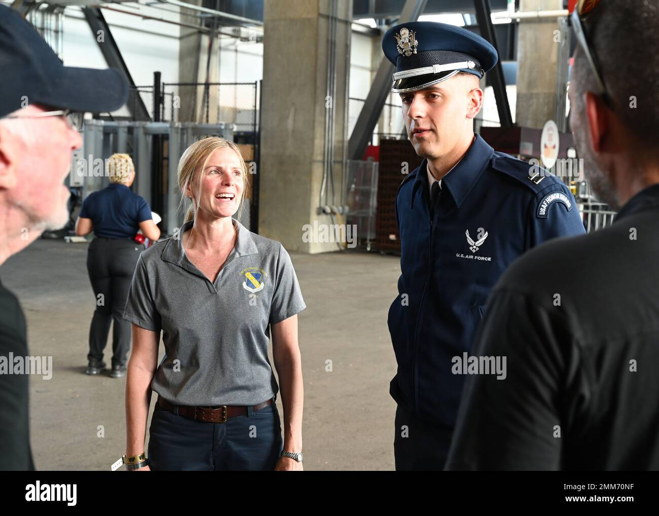 U.S. Air Force Col. Cat Logan, commander of Joint Base Anacostia ...