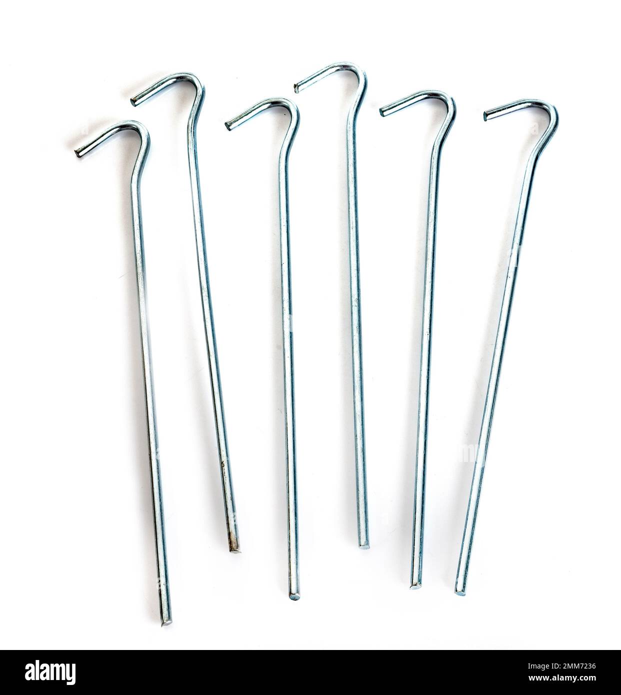 tent peg in front of white background Stock Photo - Alamy