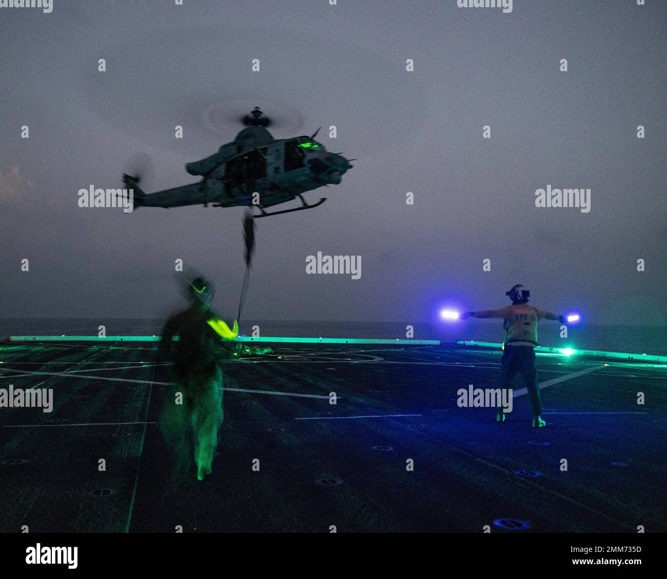 U.S. Marines with Battalion Landing Team 2/5, 31st Marine Expeditionary ...