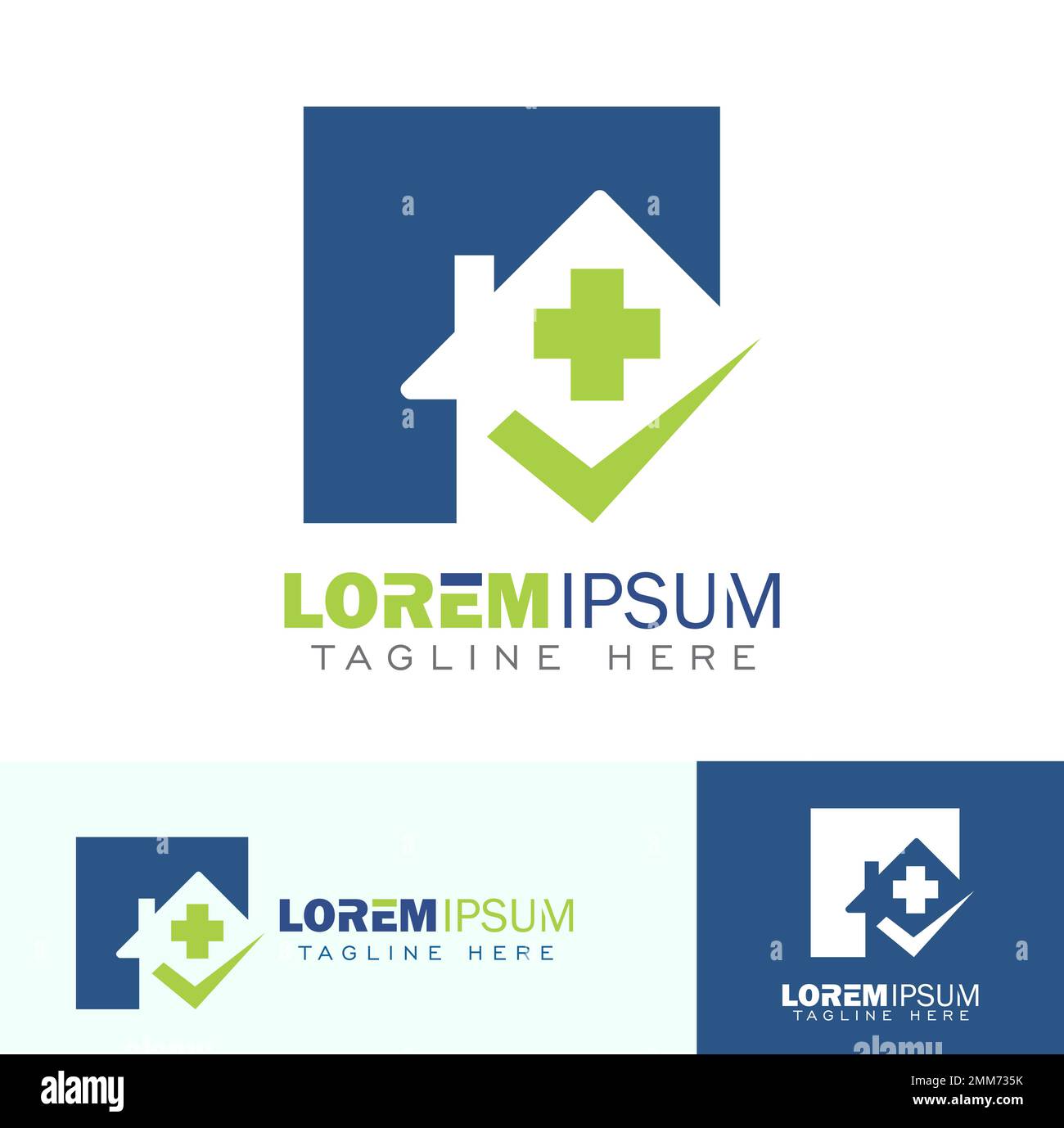 A vector Illustration set of Home Real Estate Logo Sign Stock Vector ...