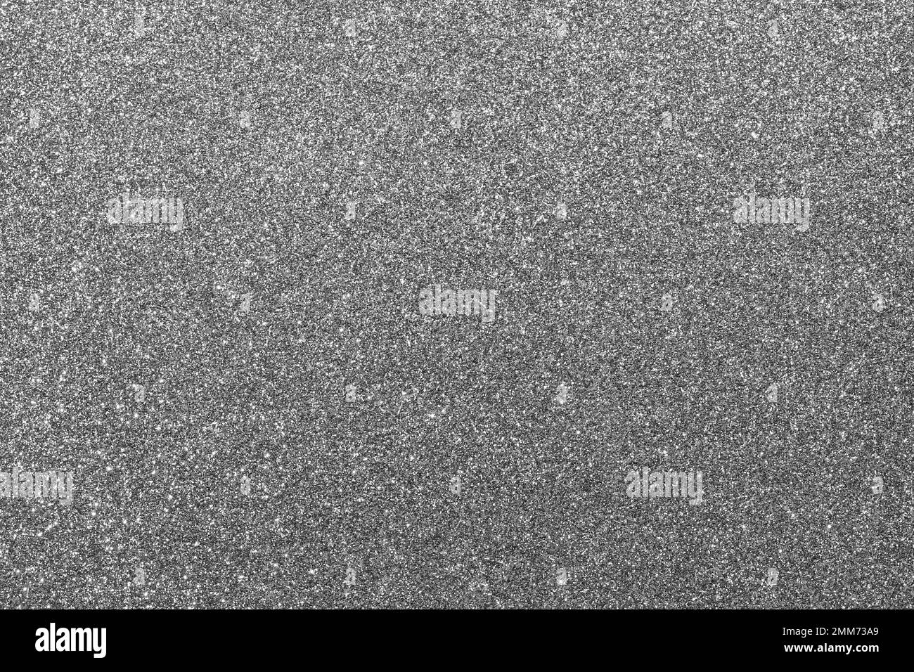 wide shimmering Silver glitter material background with gray sparkles ...