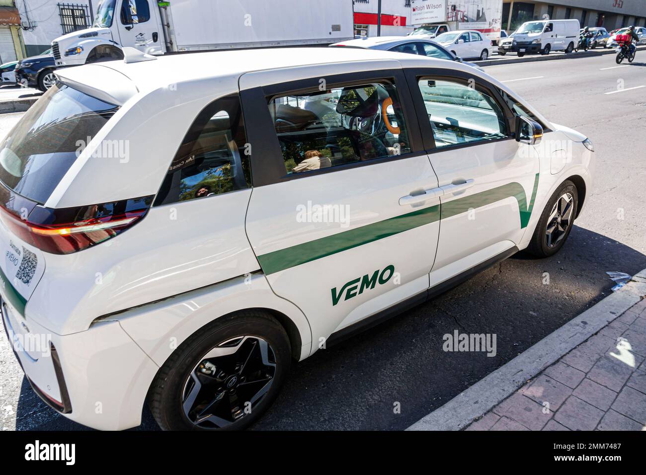Uber driver ev electric vehicle hi-res stock photography and images - Alamy