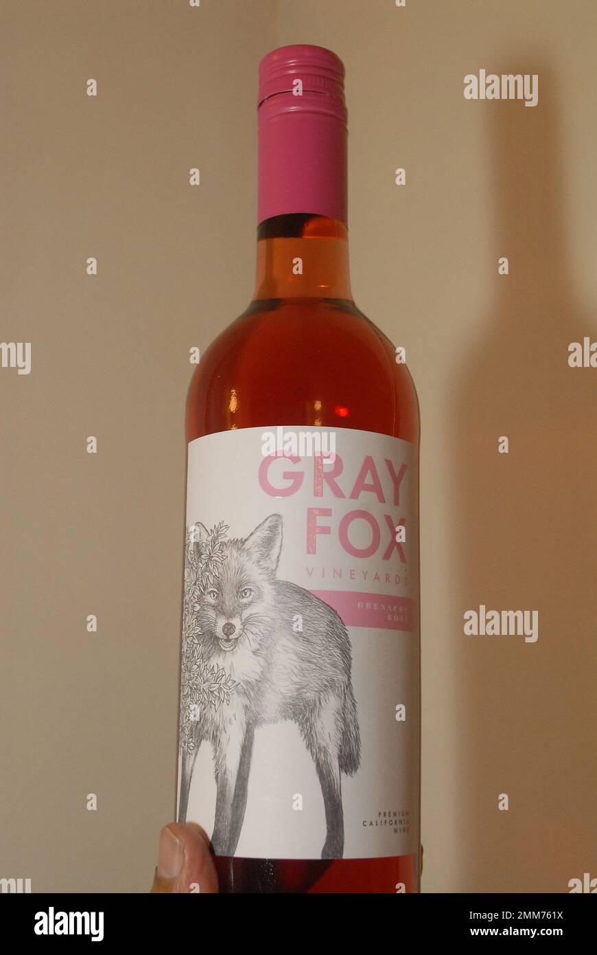 Copenhagen/Denmark/29 January 2023/ Grany fox grenache rose wine fromn ...