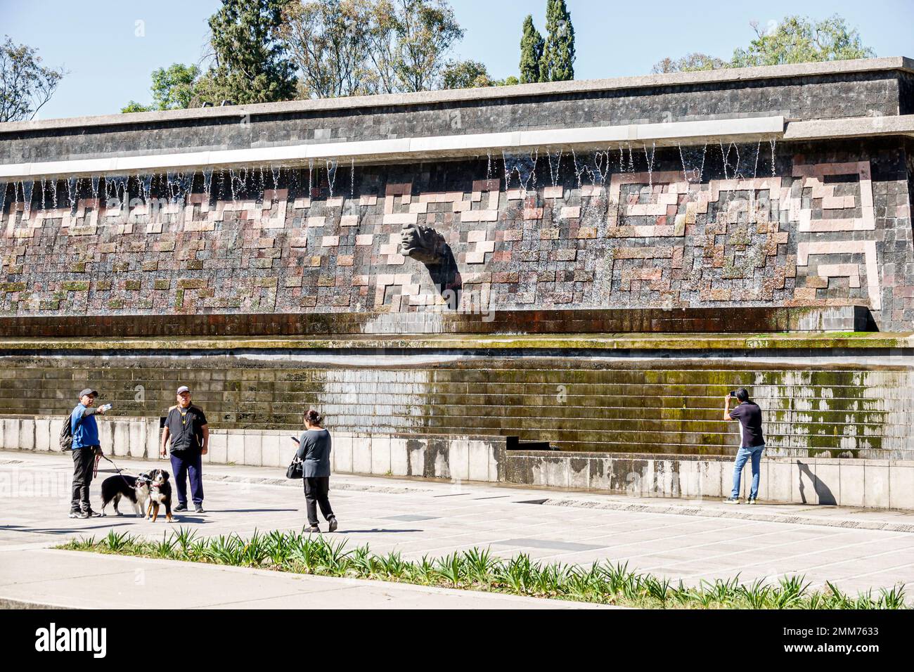 Mexico City,Bosque de Chapultepec Section 2 Forest,Fuente Monumental ...