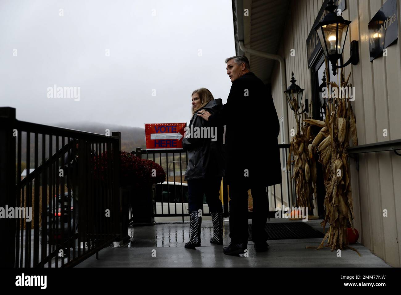 George Scott, right, Democratic candidate for Pennsylvania's 10th ...
