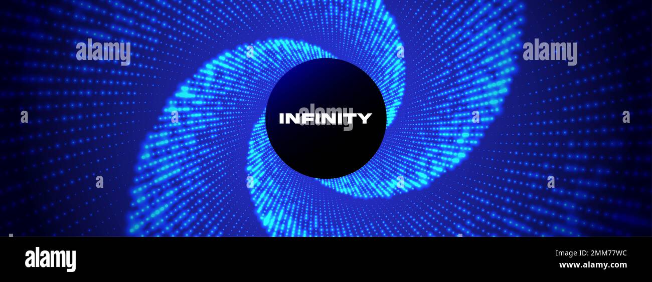 Vortex flow neon dots hi-res stock photography and images - Alamy