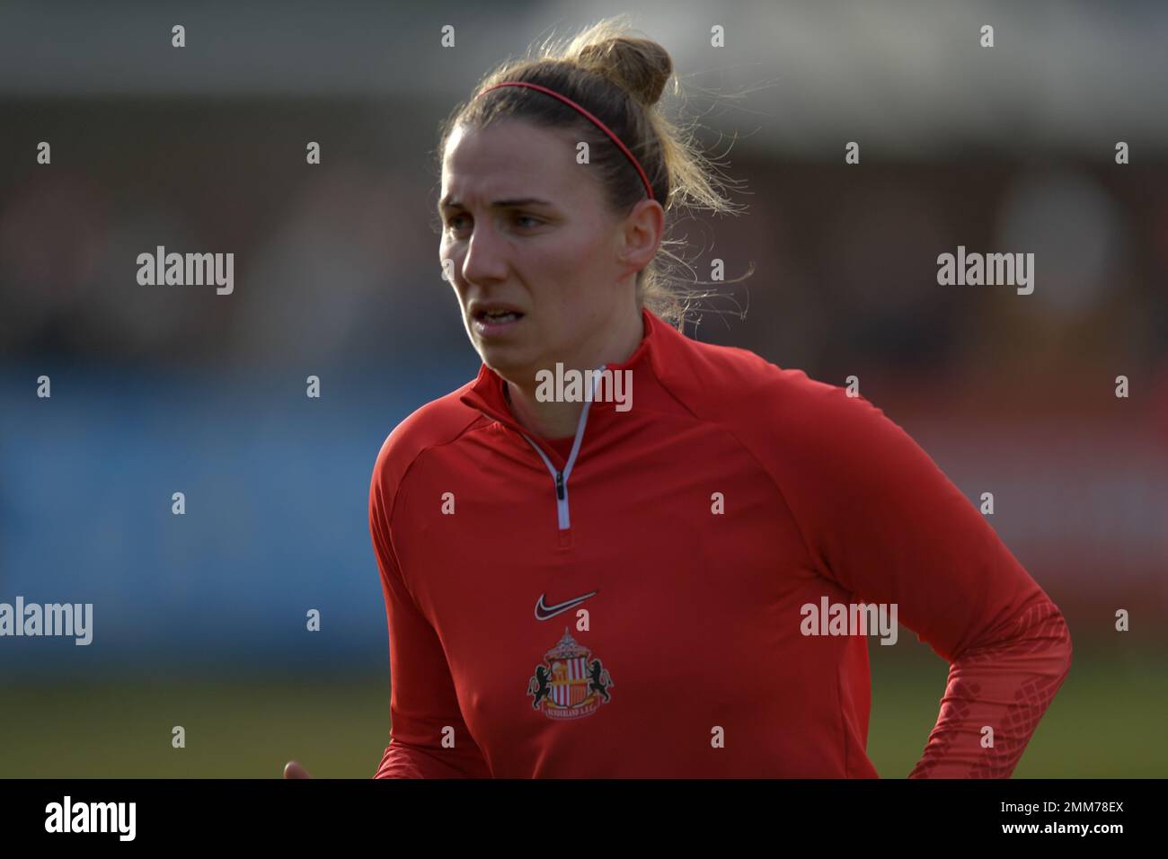 Hetton, UK. 21st Jan, 2023. Grace McCatty of Sunderland during the ...