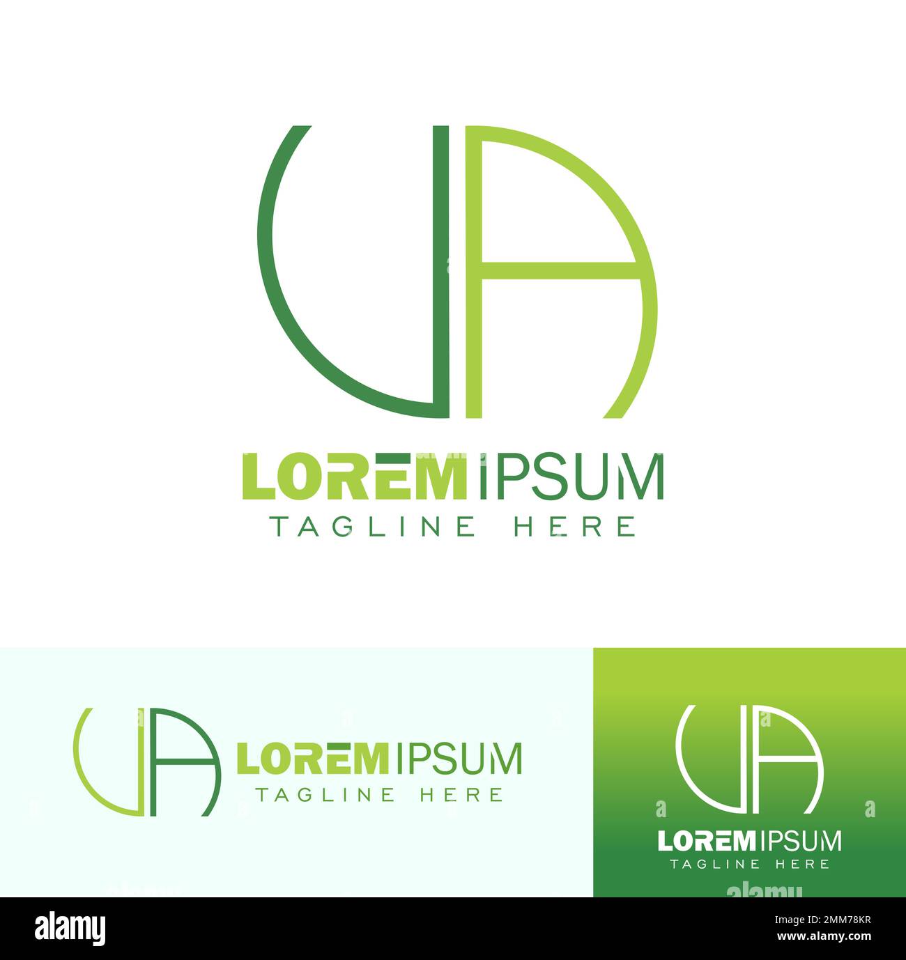 A vector illustration set of VA Monogram Initial Logo Sign Stock Vector Image & Art - Alamy