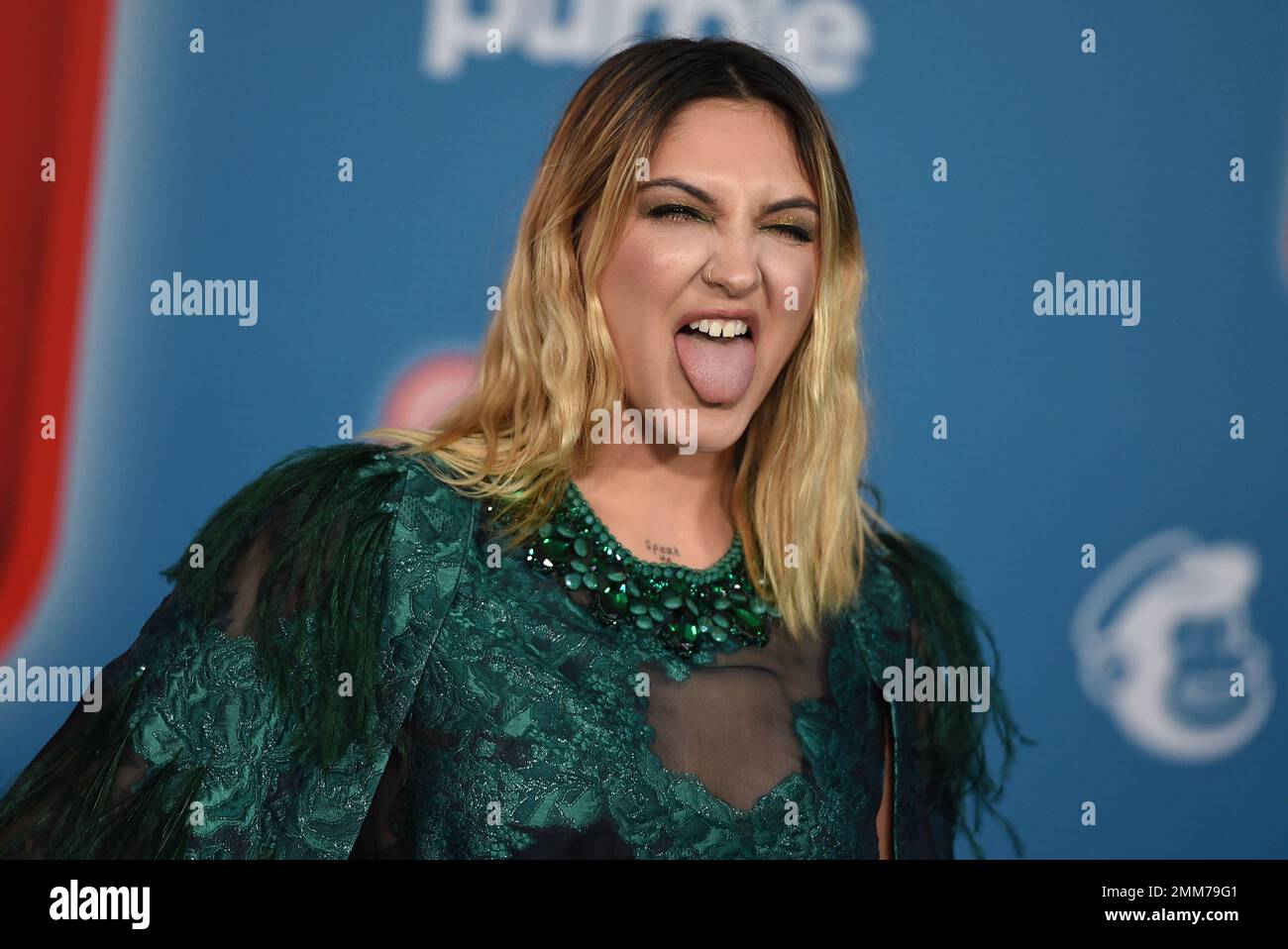 Julia Michaels arrives at the Los Angeles premiere of "Ralph Breaks the ...