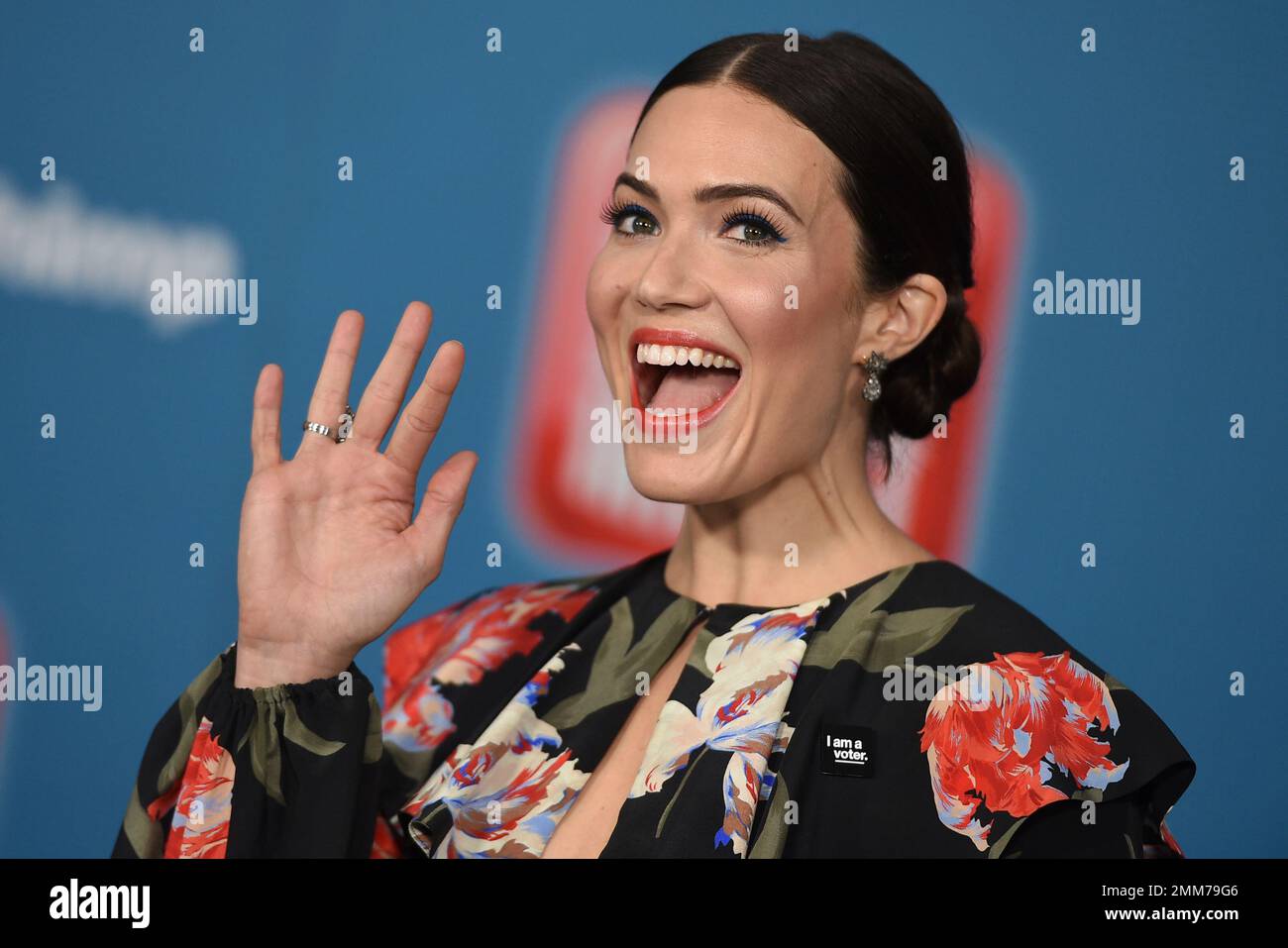 Cast member Mandy Moore, reprising her role as the voice of Princess ...