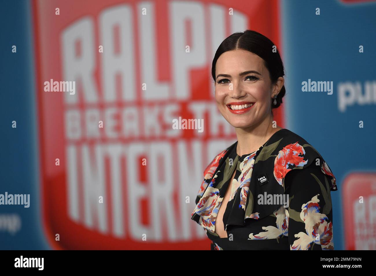 Cast member Mandy Moore, reprising her role as the voice of Princess ...