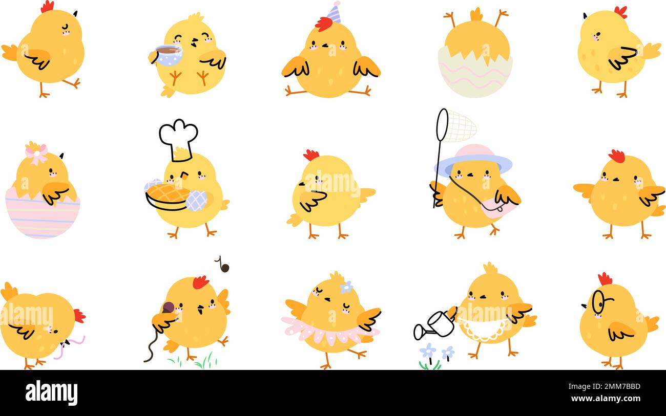 Chick cartoon hi-res stock photography and images - Alamy