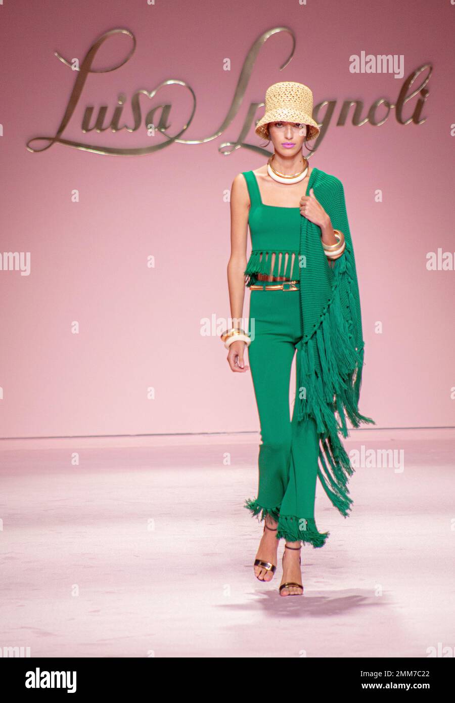 Luisa Spagnoli Catwalk Milan Fashion Week 22 Stock Photo - Alamy