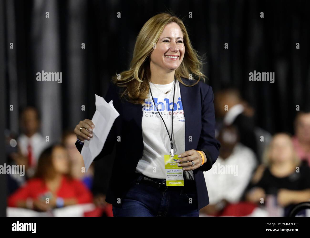 In this Nov. 2, 2018, photo Florida Democratic Congressional candidate ...