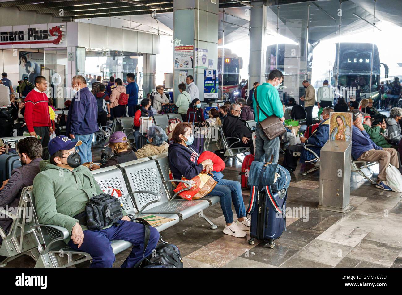 Mexico City,Central de Autobuses del Norte,Northern Bus Station,waiting ...