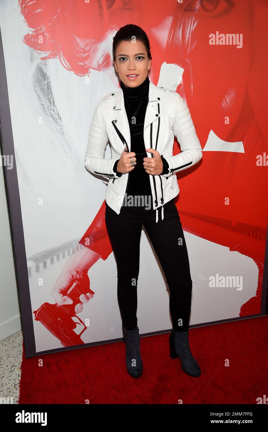 Victoria Brito attends a special screening of "The Girl in the Spider's ...