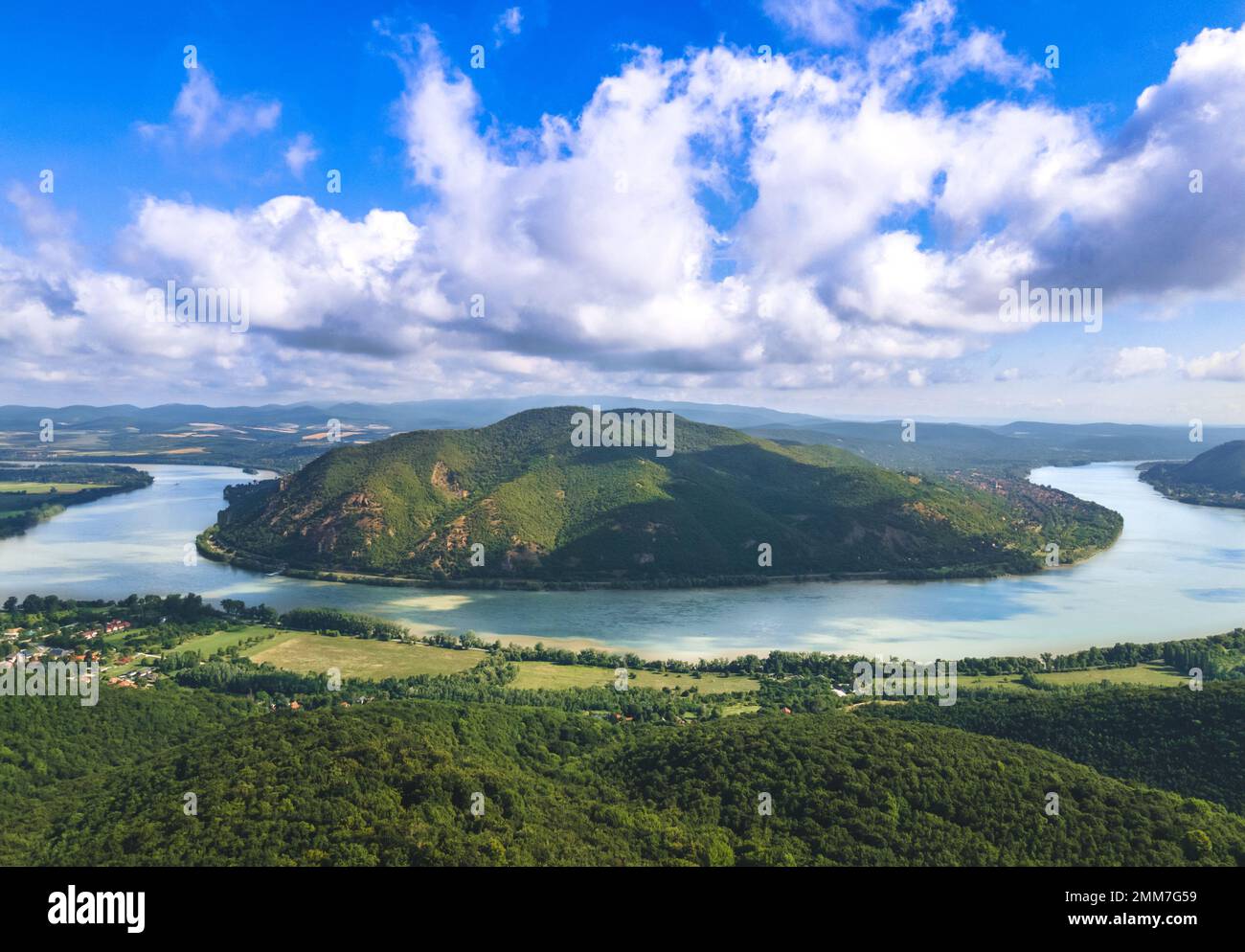 The breathtaking view of the Danube Bend photographed from the ...