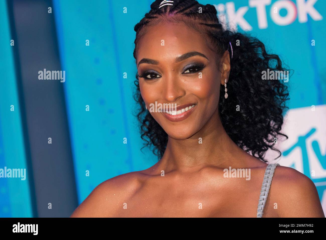 Model Jourdan Dunn poses for photographers upon arrival at the European ...