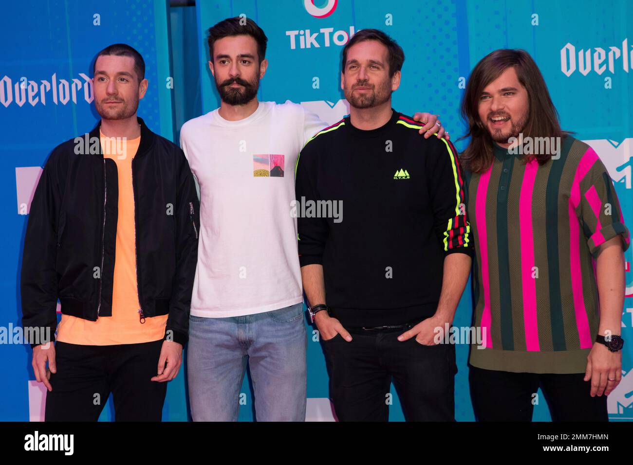 Members of music band Bastille pose for photographers upon arrival at ...
