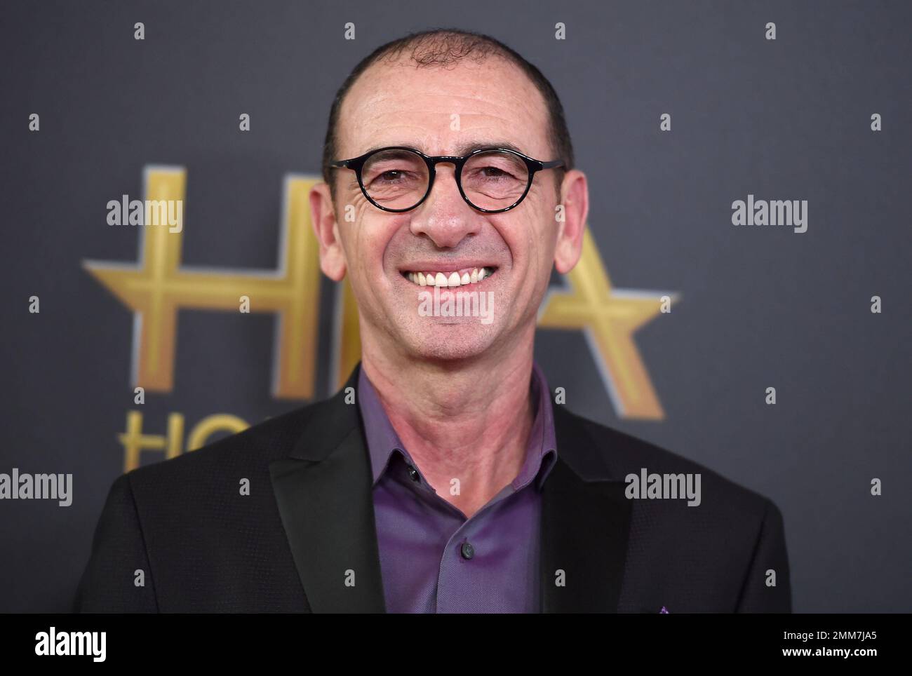 Dimiter Marinov arrives at the Hollywood Film Awards on Sunday, Nov. 4 ...