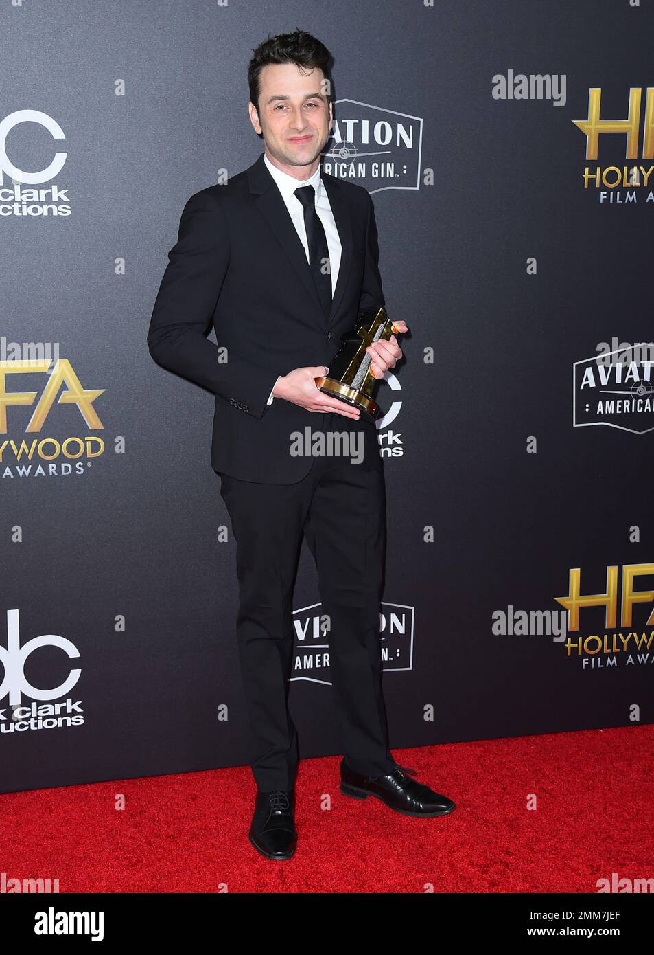 Justin Hurwitz, winner of the Hollywood composer award for "First Man ...