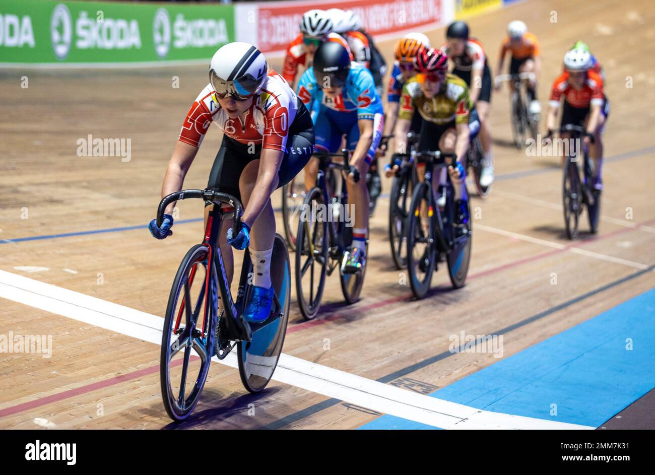Berlin, Germany. 29th Jan, 2023. Cycling: Berlin Six-Day Race, Team ...